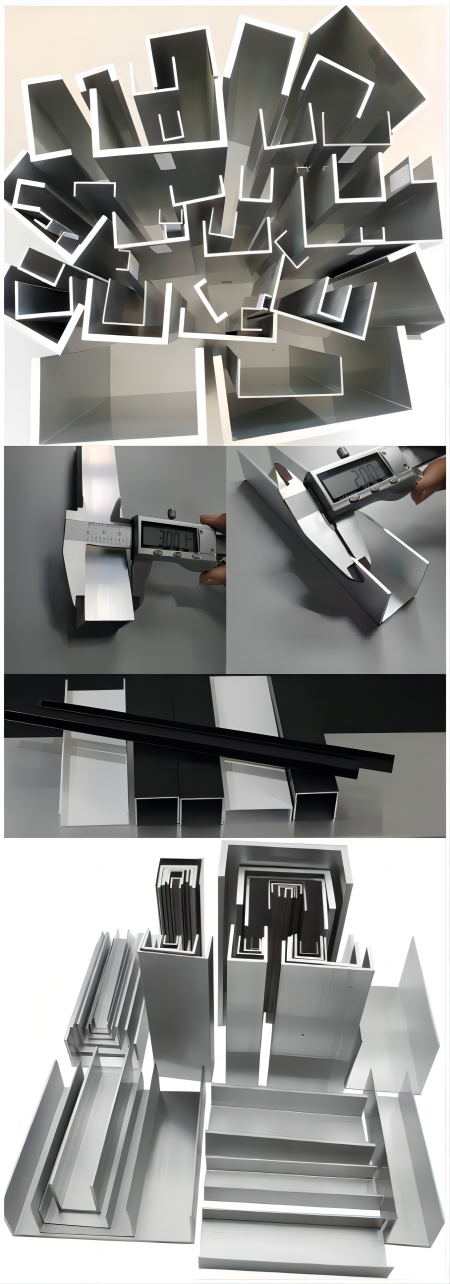 AISI 6061 Aluminium U Shaped Channel Profile 6mm For Framing