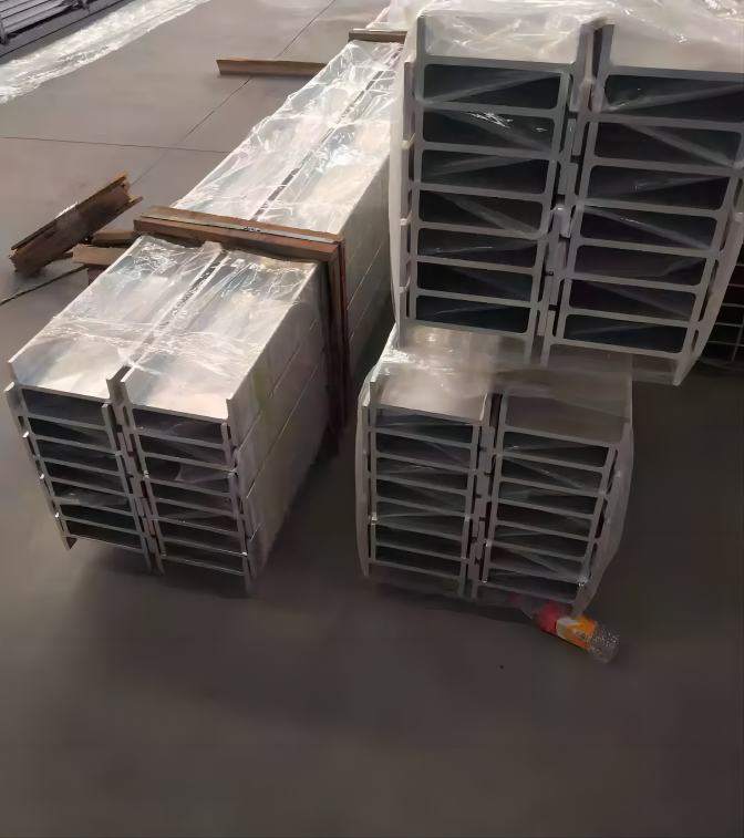 ASTM 6063 Small Aluminium I Beams 20mm Powder Coating For Aluminium Profile