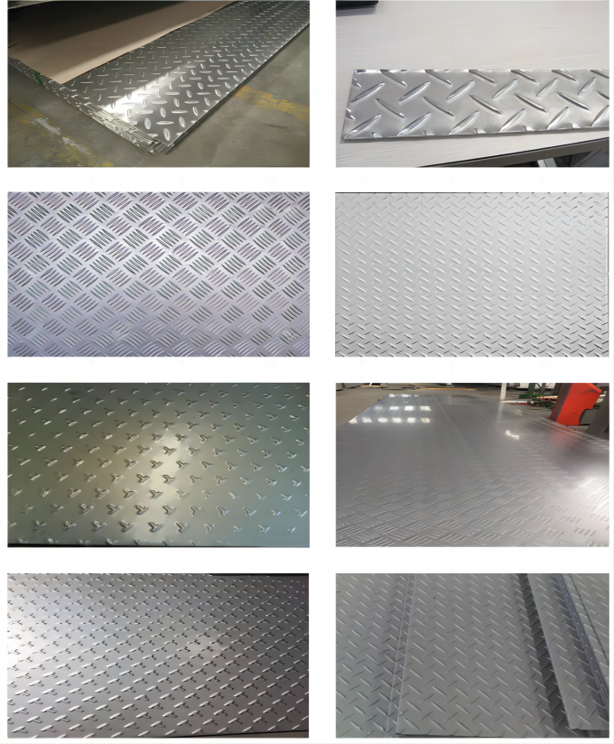 2024 T3 Mill Edge Aluminum Checkered Plate Diamond Sheet 4FT X 8FT For ...
