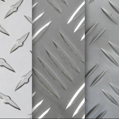 1050 4x8 Embossed Aluminum Diamond Plate 1mm 2mm Thick For Floor